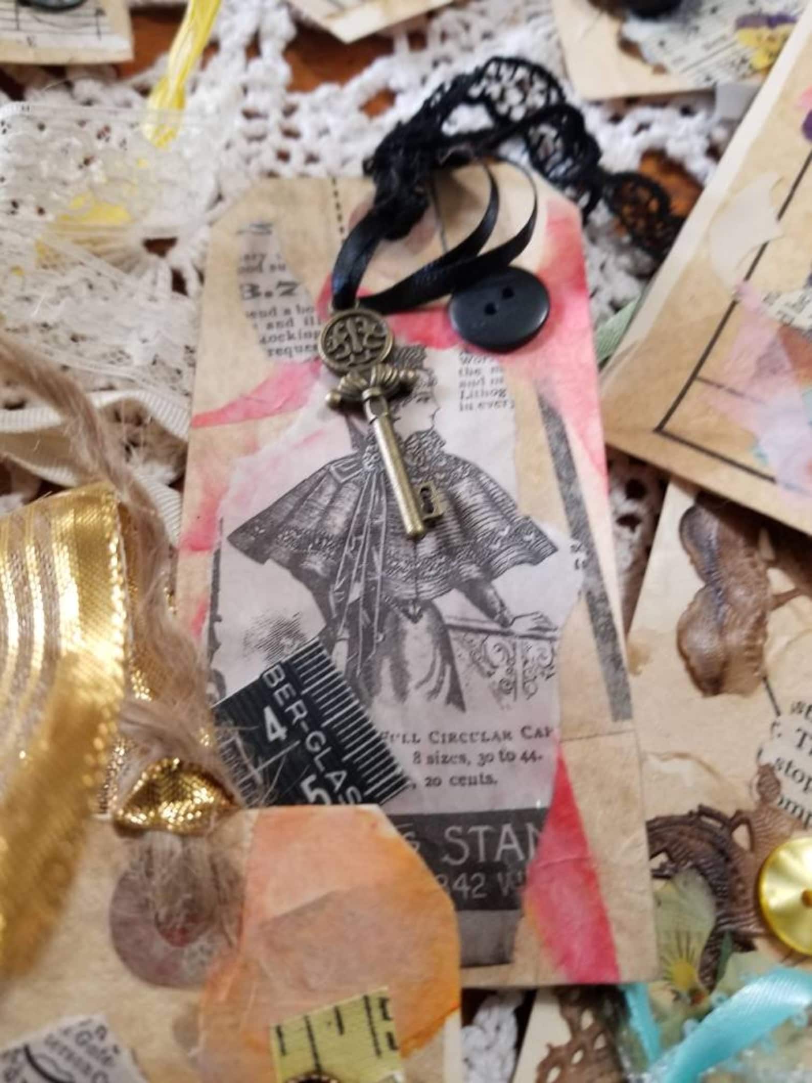 Beautiful Hand Crafted Junk Journal Tags. Each One is Unique in an ...