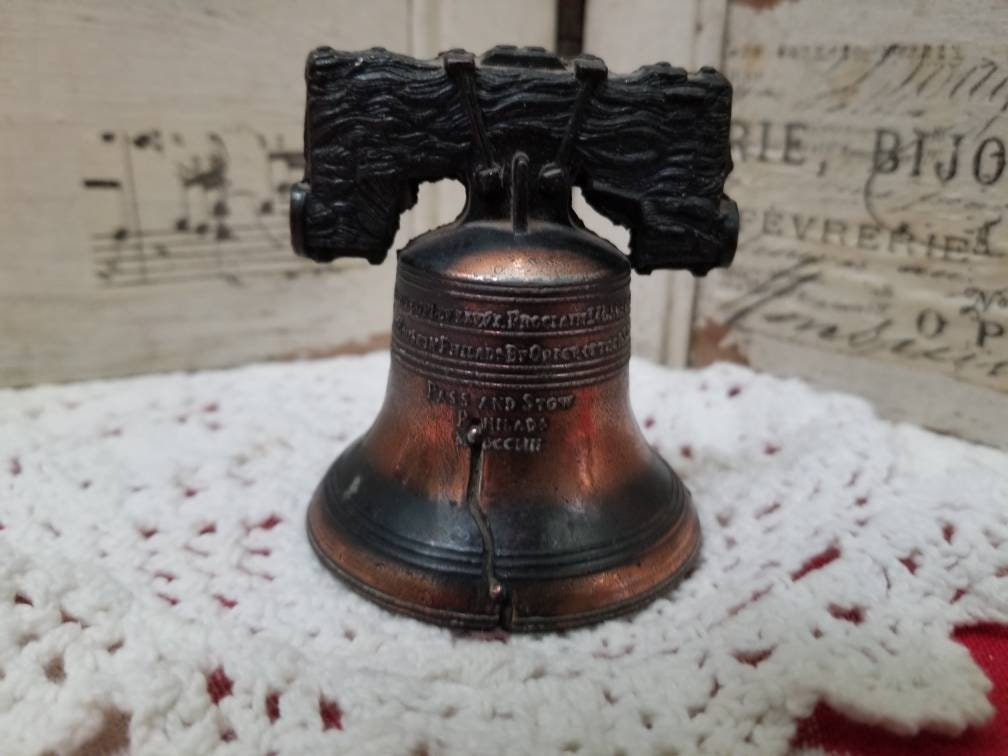 Vintage Copper Liberty Bell. This Small Liberty Bell Replica - Etsy