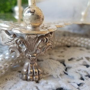 Antique Walker & Hall Sheffield Silver Soldered Glass Condiment Holder ...