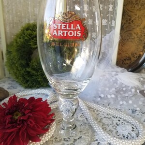 Set of Four Beautiful Large Stella Artois Belgium Beer Chalices. Each ...