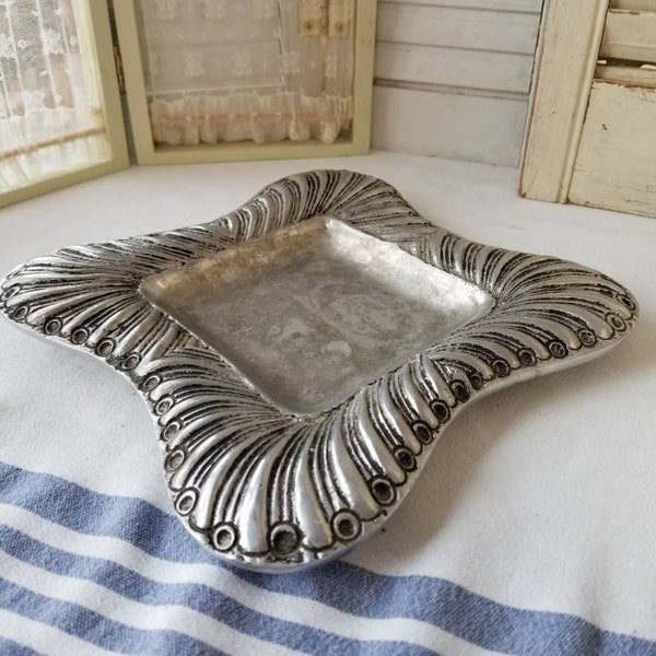 Pewter Tray - Etsy