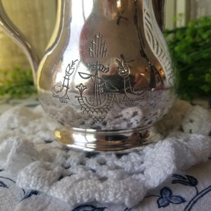 Beautiful Heavy 1935 Original Wellner Silver Plated Creamer. This ...