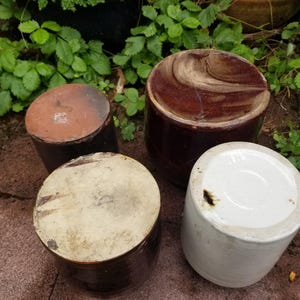 Primitive Crusty Antique Stoneware Crocks. Choose From Four of These ...