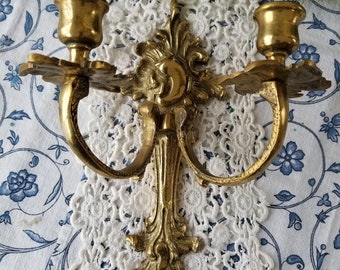 Regal Victorian Style Solid Brass Wall Sconce. This Victorian Inspired ...
