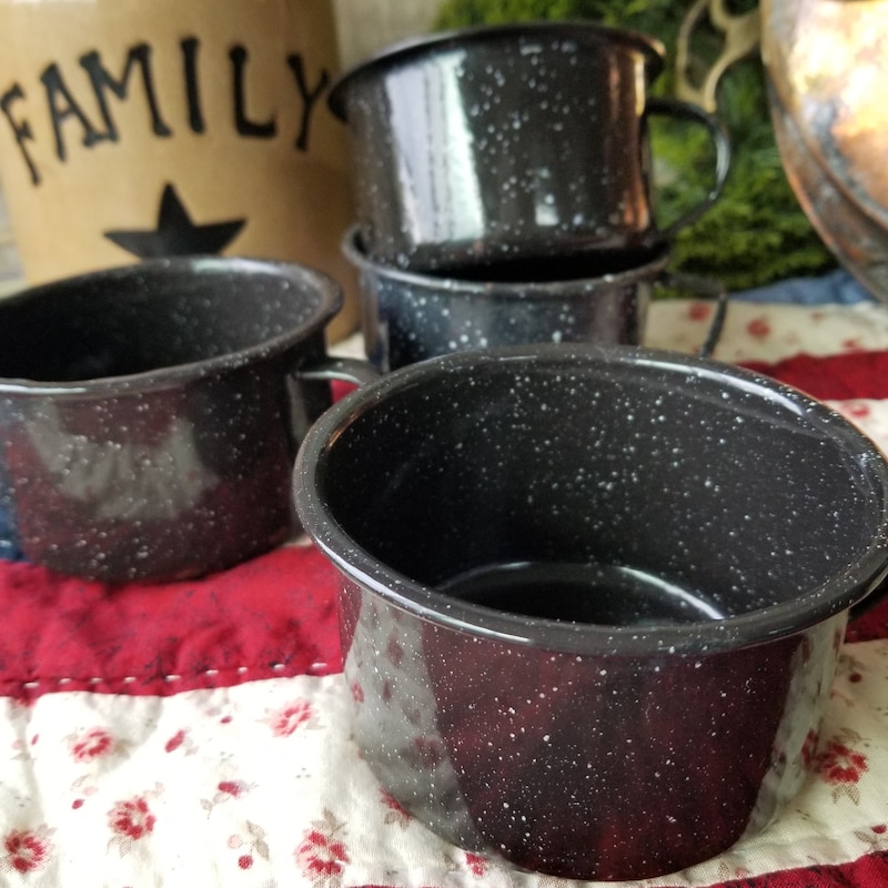 Enamelware Cups - Etsy