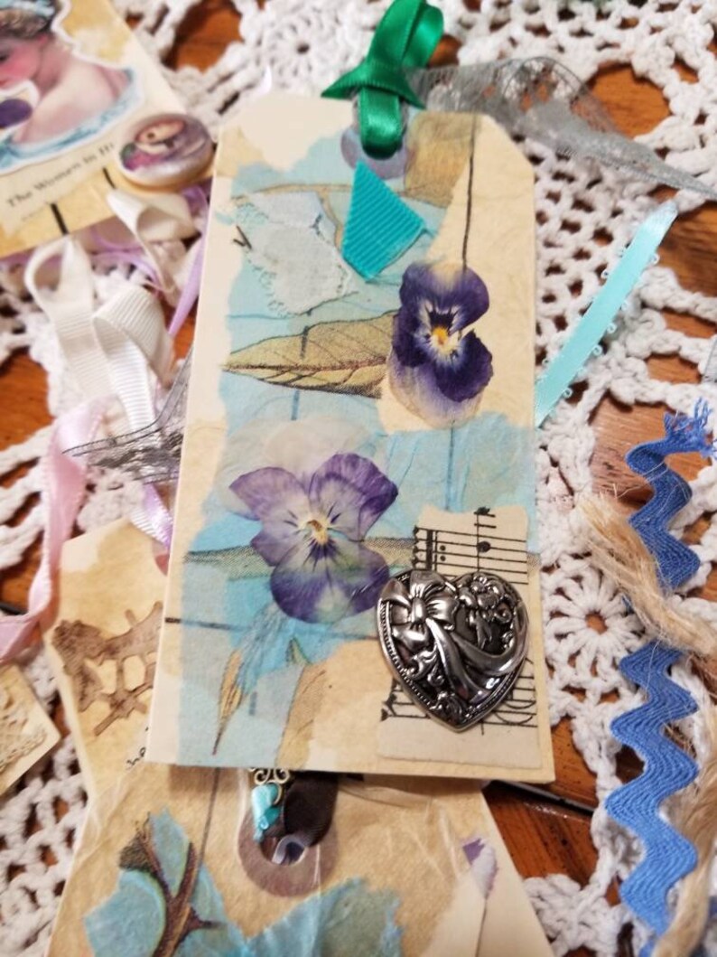 Beautiful Hand Crafted Junk Journal Tags. Each One is Unique in an ...