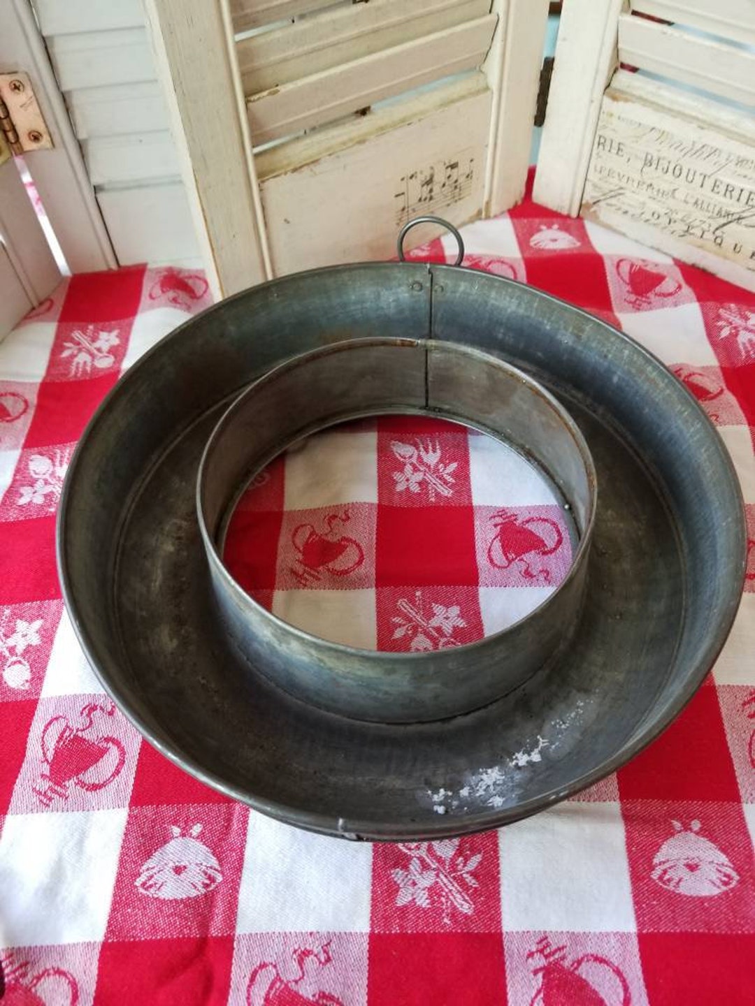 Rustic Galvanized Bundt Pan. This Pan Has Loads of Farmhouse - Etsy