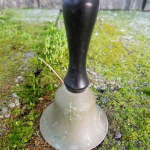 A Trio of Small Crusty, Rusty Bells. Eclectic Trio of Brass and Iron ...