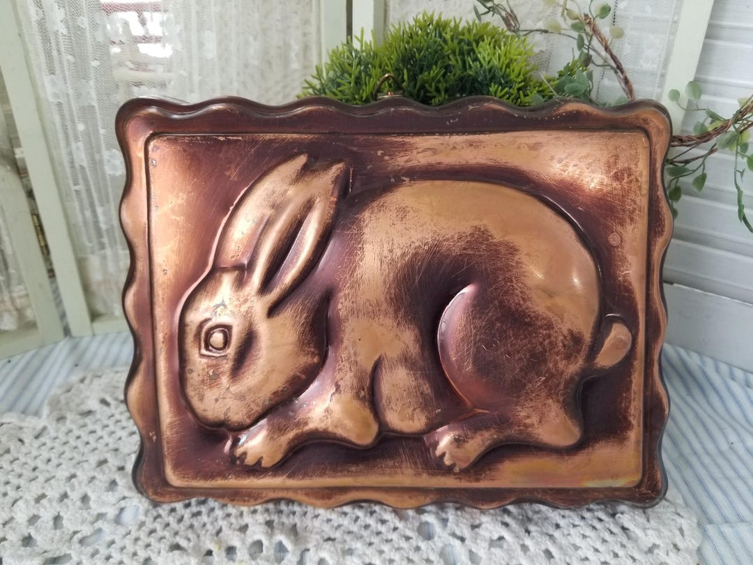 Vintage Frenchcountry Inspired Bunny Copper Mold. Add a Hint of Rustic ...