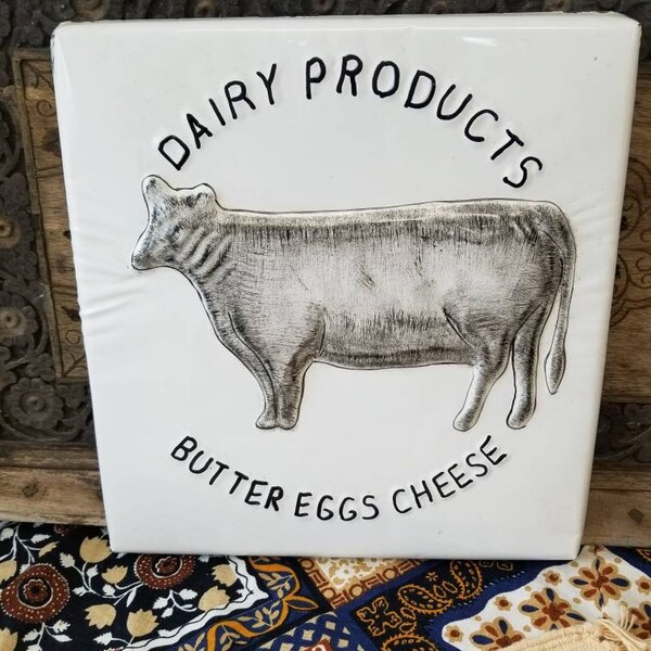 Vintage Dairy Sign - Etsy