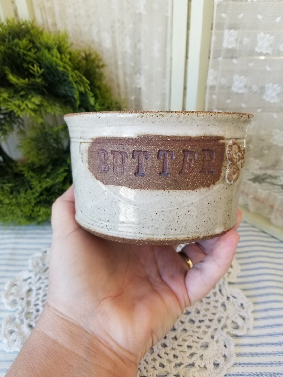 Gorgeous Hand Thrown Cottagecore Pottery Butter Dish. This Delicious ...