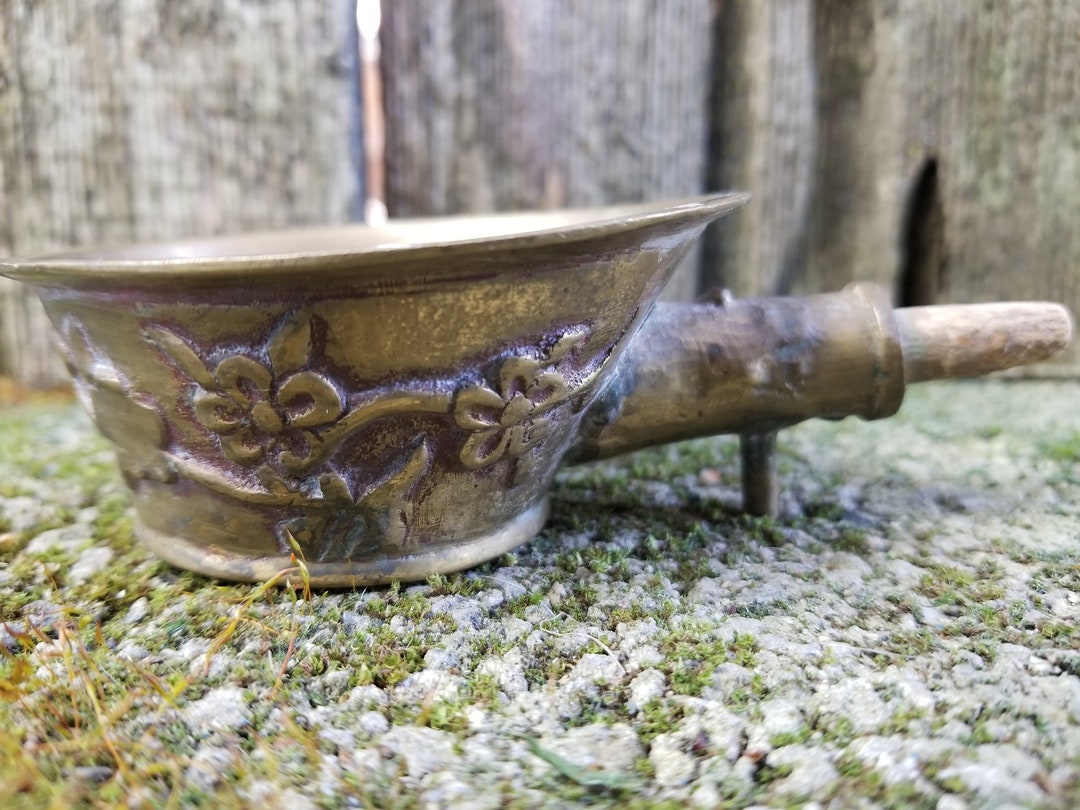 Unique Flat Bottomed Brass Dipper From China. This Unusual - Etsy