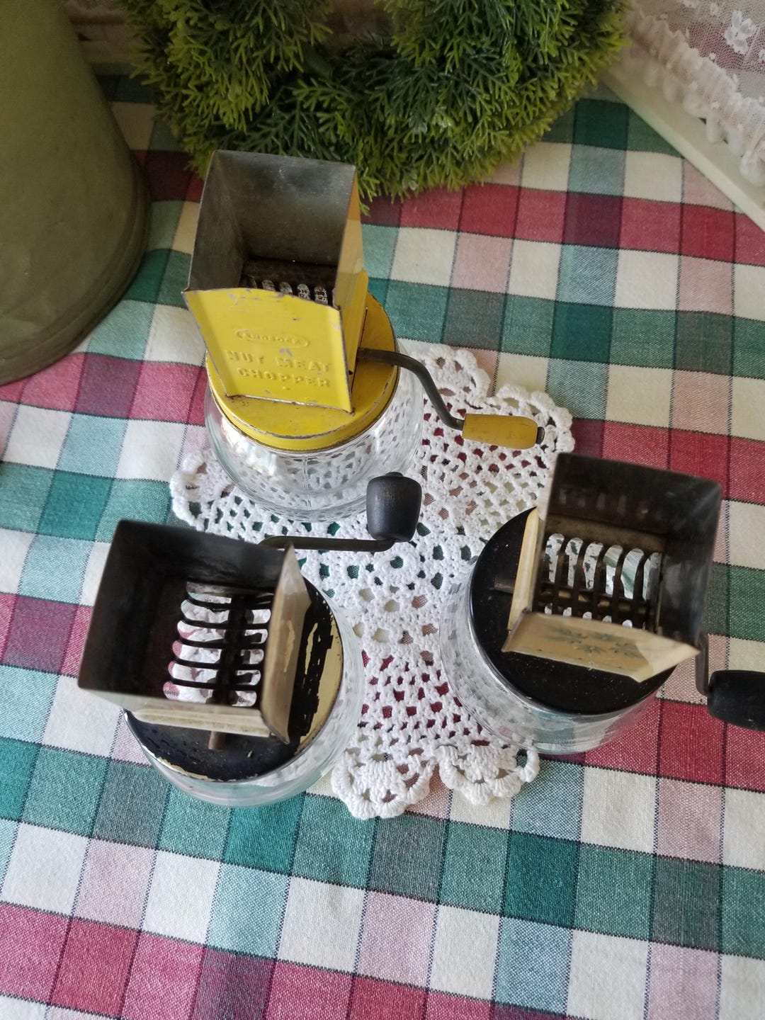 Vintage Hand Crank Nut Chopper. From Three of These Nut Choppers. Each ...