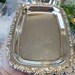 Small and Sweet Silver Plated Tray. This Oneida Rectangle Shaped Silver ...