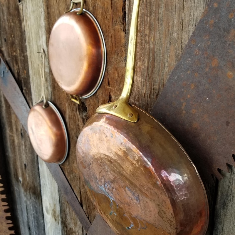 French Copper Pans - Etsy