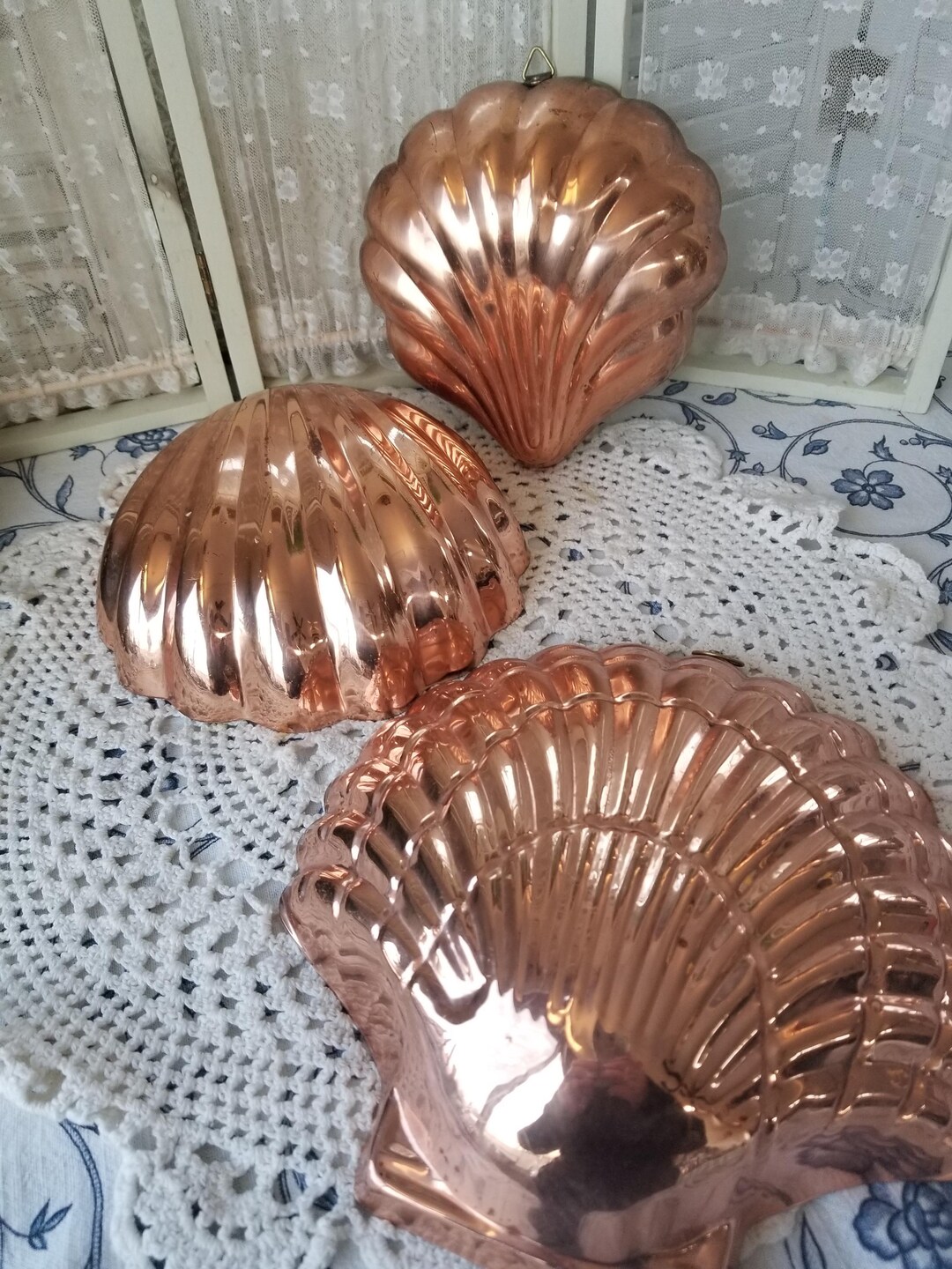 You Choose: Scallop Shell Copper Mold. Each of These Copper Scallop ...