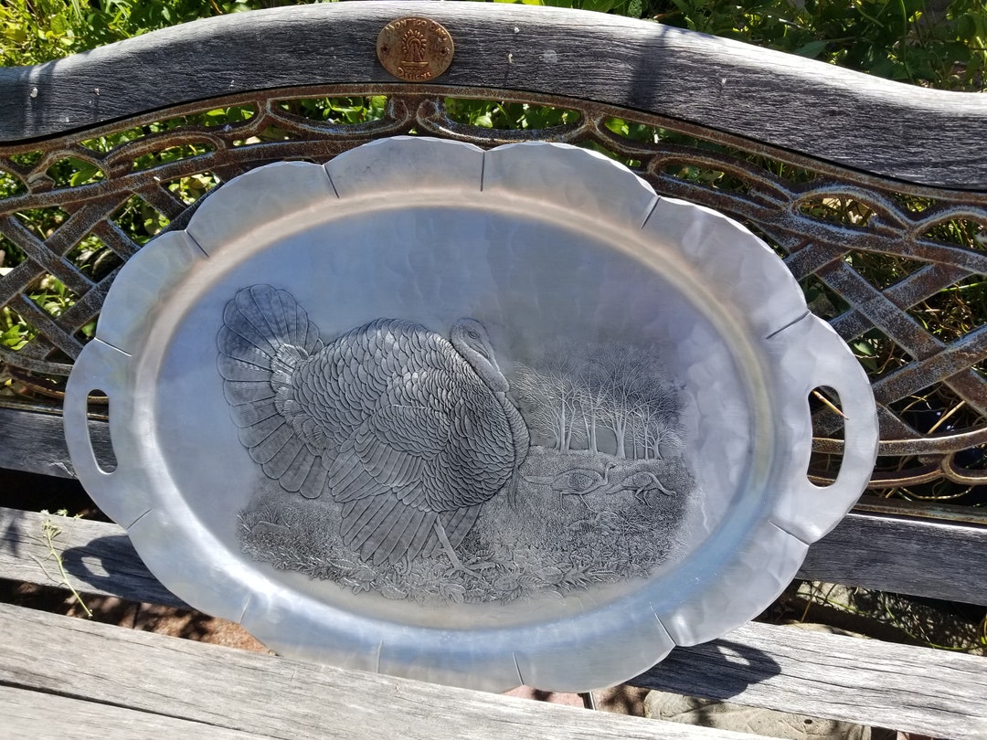 Beautiful Hand Forged Huge Turkey Platter. This Gorgeous Wendell August ...