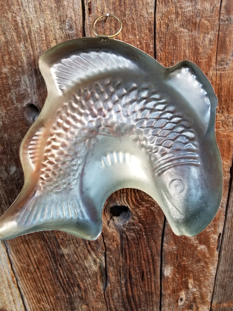 Charming and Delicious Rustic Salmon Fish Mold. This Copper - Etsy