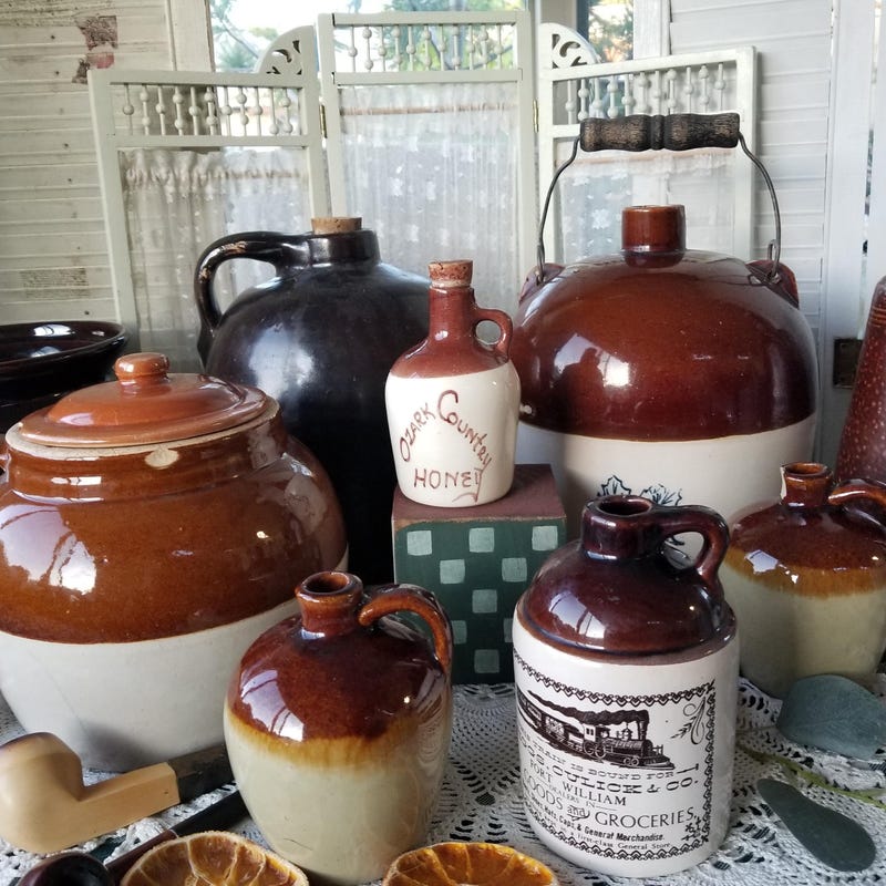 Weir Stoneware Jars - Etsy