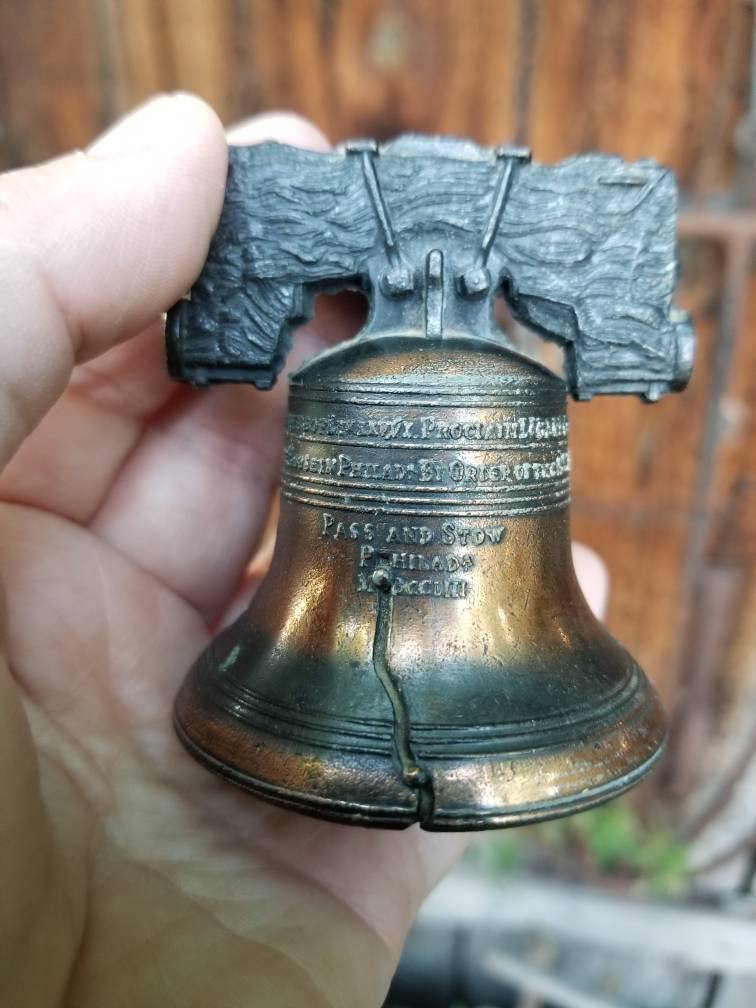 Vintage Copper Liberty Bell. This Small Liberty Bell Replica - Etsy