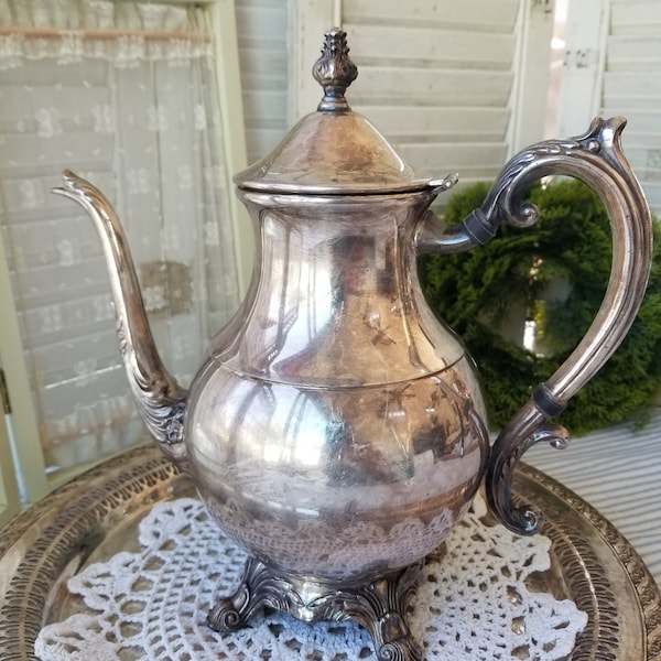 Silver Coffee Pot - Etsy
