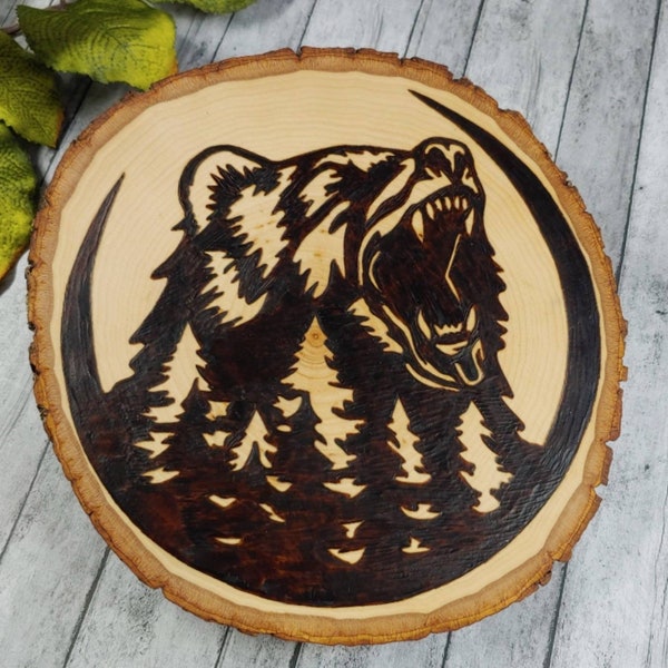 Wood Slice Art - Etsy