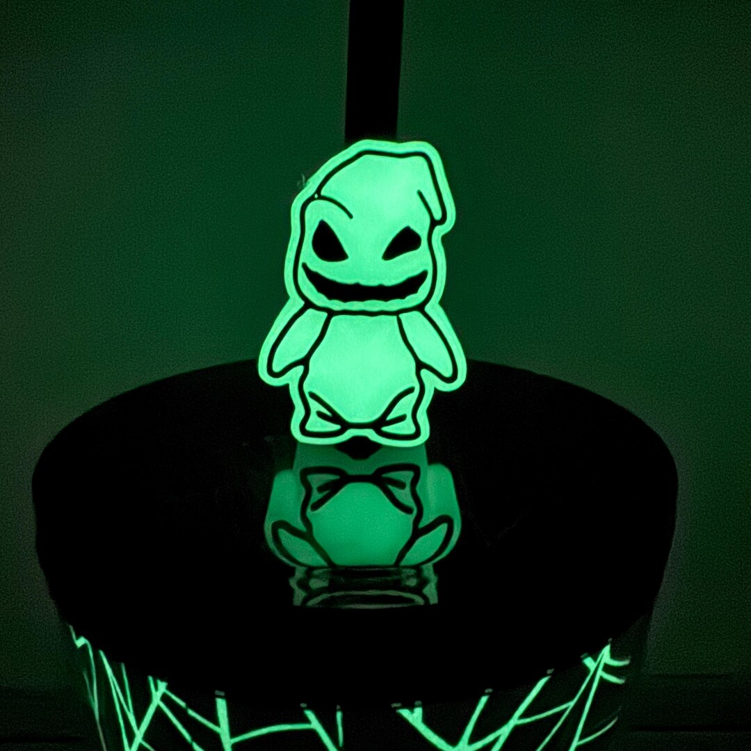 Glow in the Dark Boogeyman Straw Topper: 3D Printed PLA Straw Buddy - Etsy