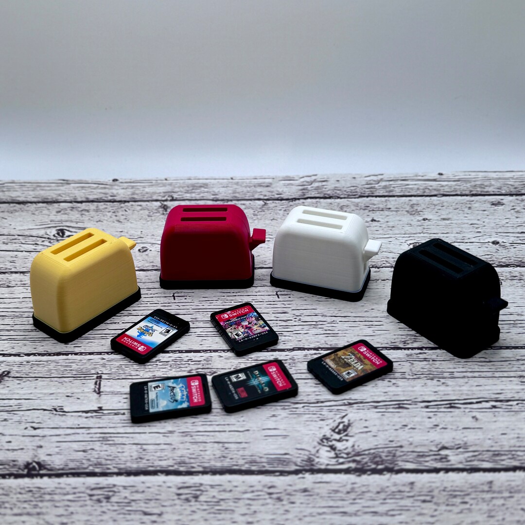 Mini Toaster Switch Game Holder, Gaming, Nintendo, 3d Printed - Etsy