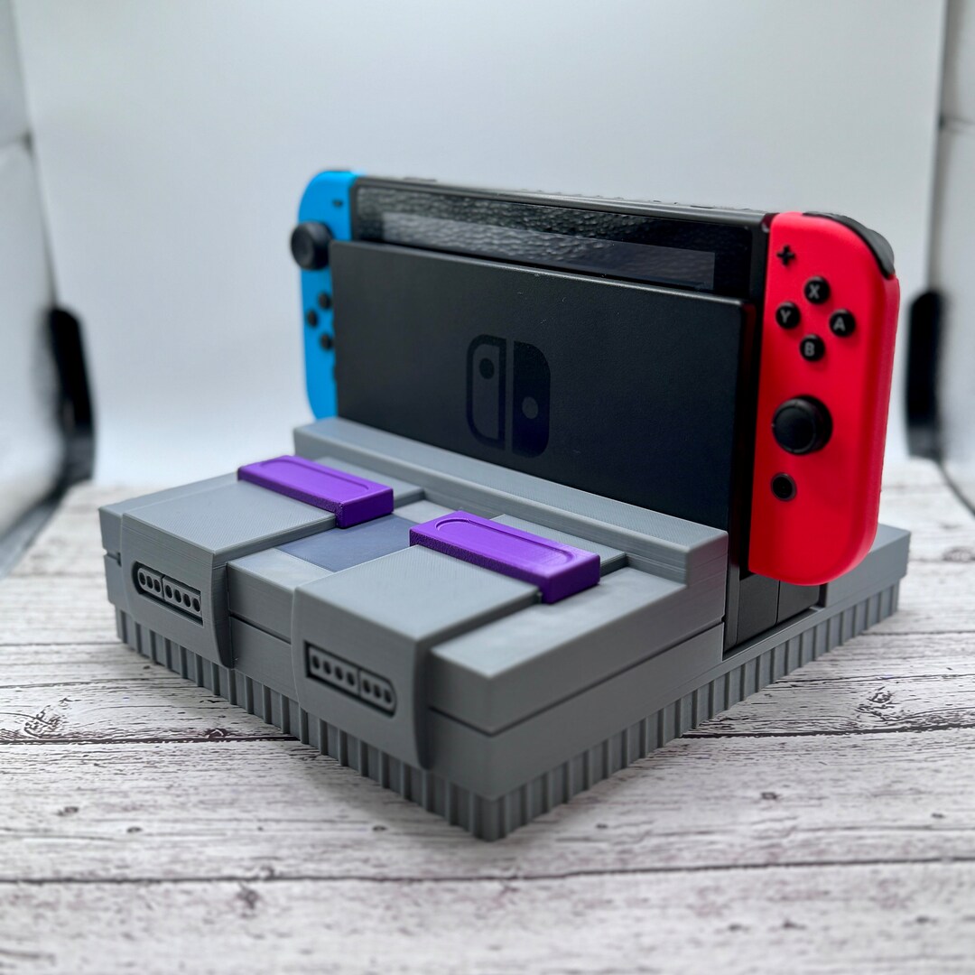 SNES Style Switch Dock | Nintendo Switch | Gaming Stand | 3d Printed - Etsy