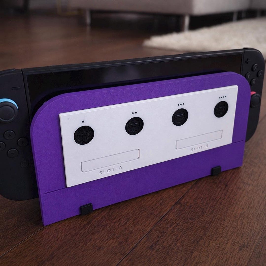 Gamecube Switch Dock Stand | 3D Printing | Digital File | Video Games ...