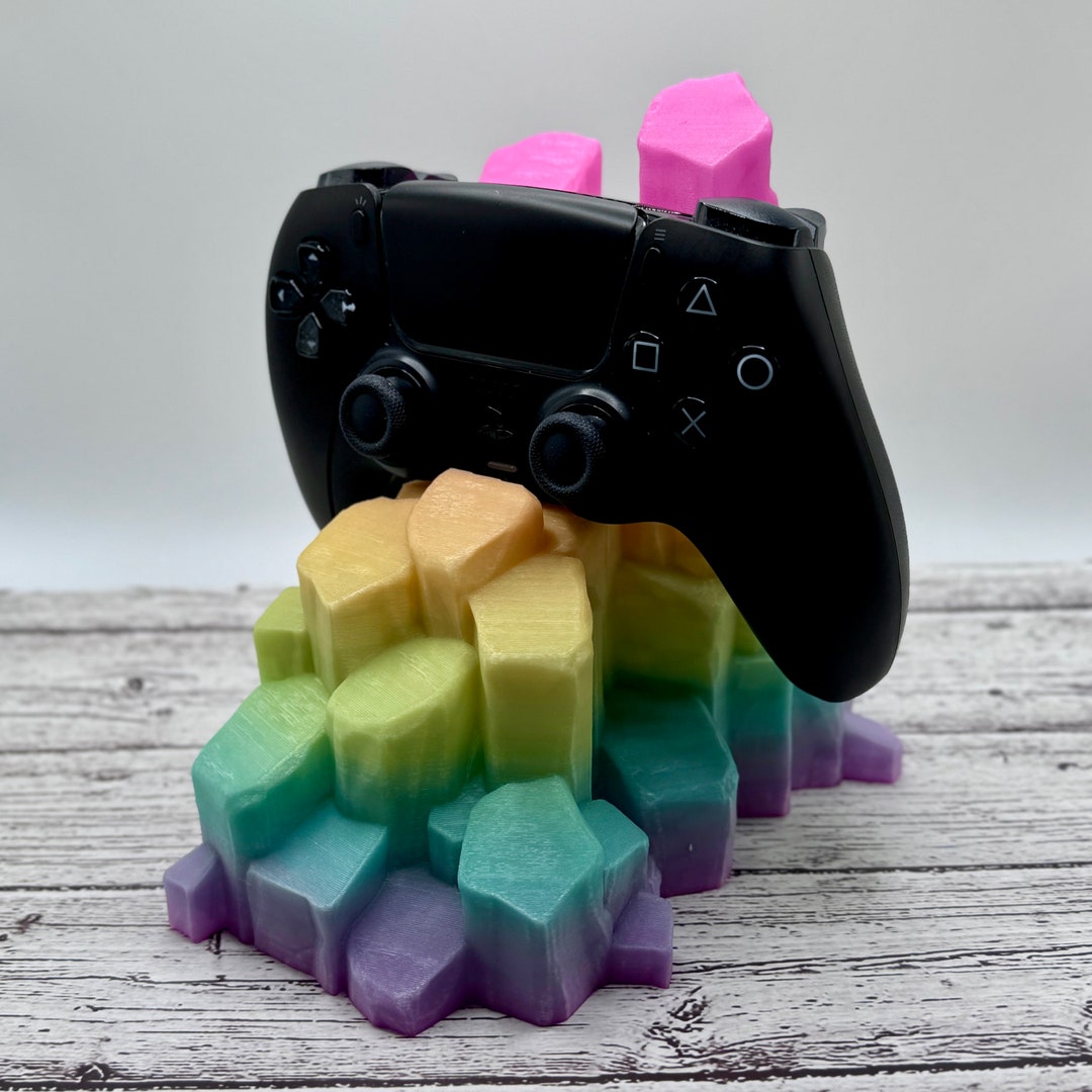 Glow in the Dark Quartz Controller Stand: Universal Gaming Accessory - Etsy
