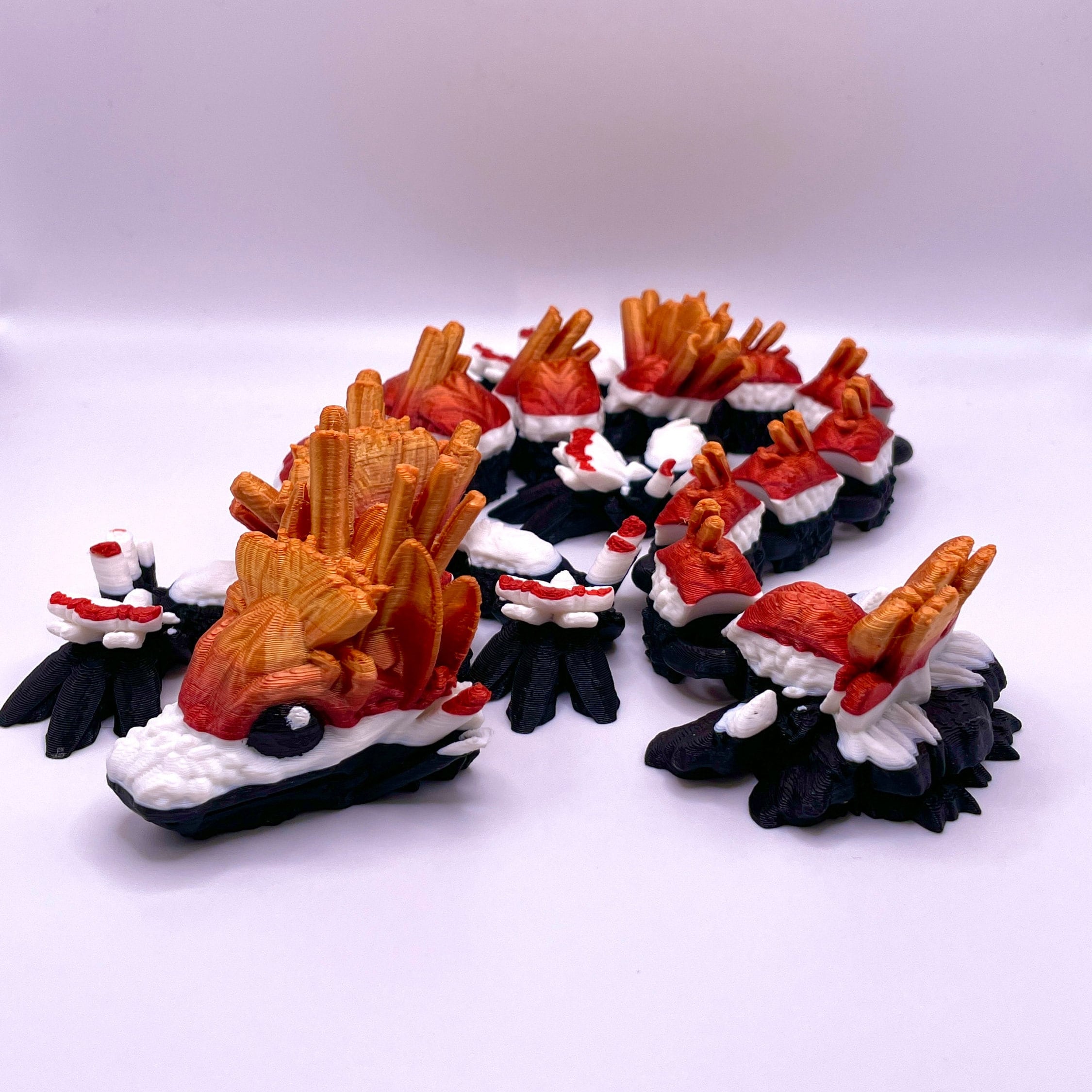 Articulated Sushi Dragon - Etsy