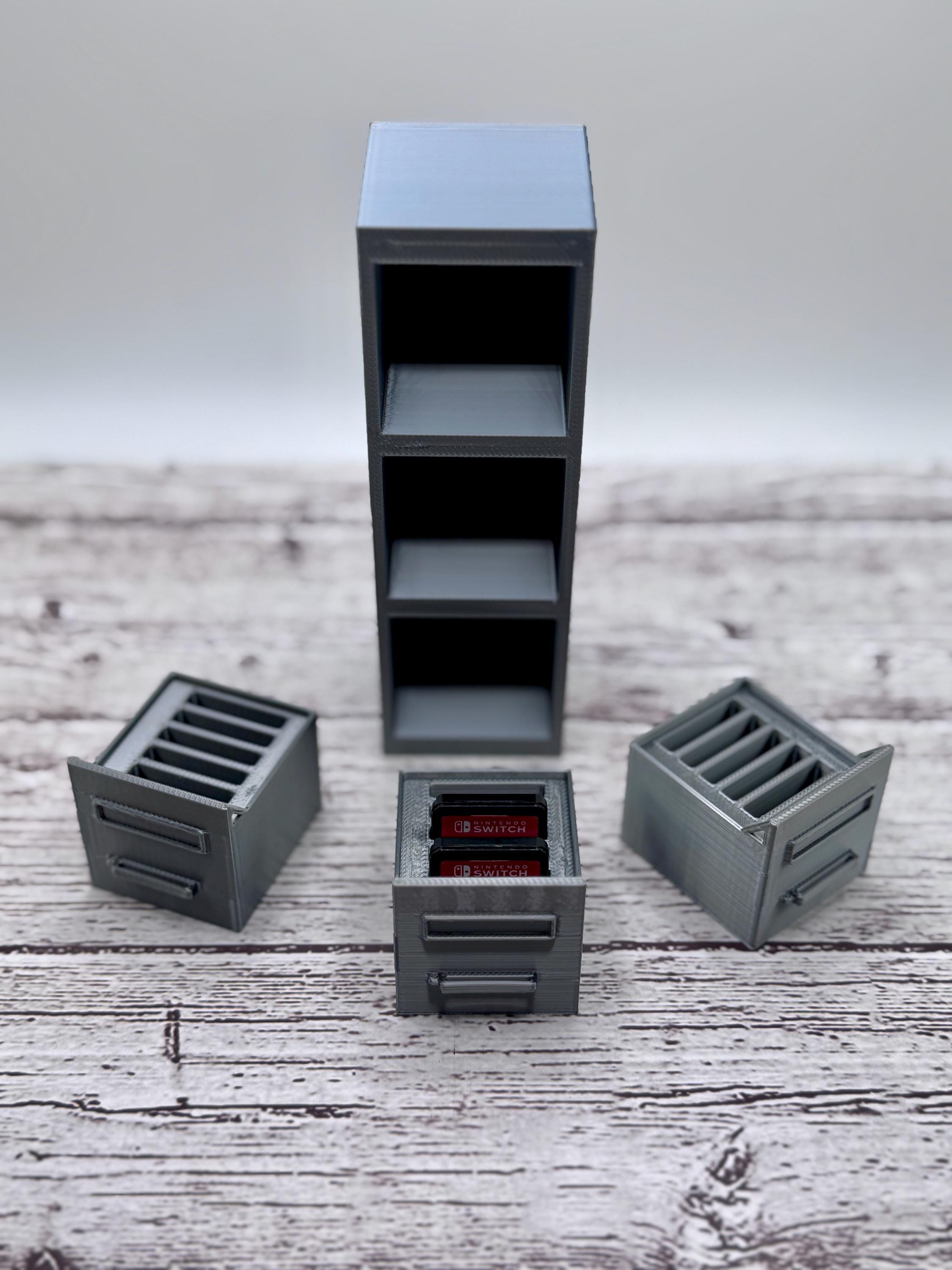 Mini Filing Cabinet | 3D Printing | Digital File | Video Games - Etsy