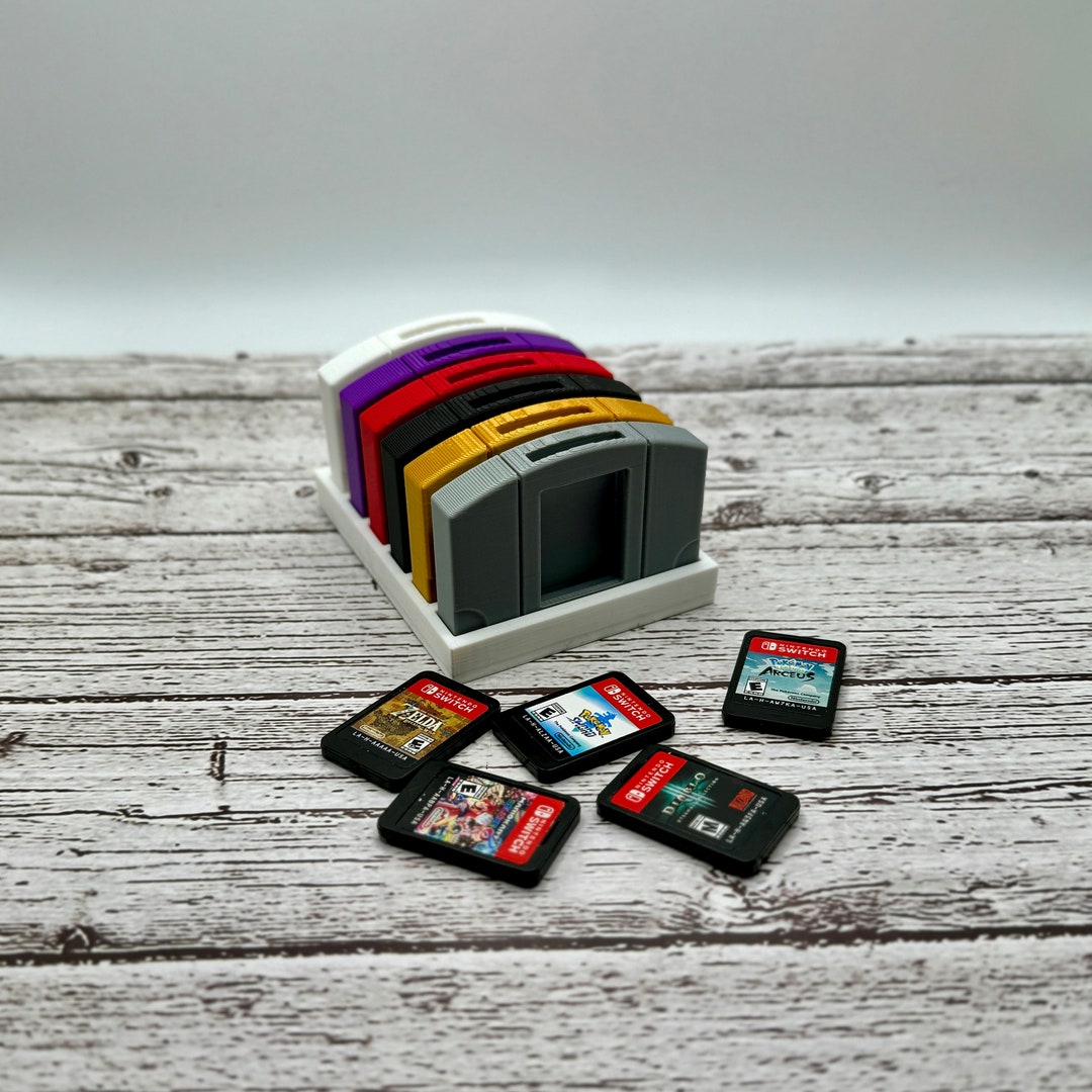 Retro Style Switch Game Holder | Nintendo Switch | Game Organizer | 3d ...