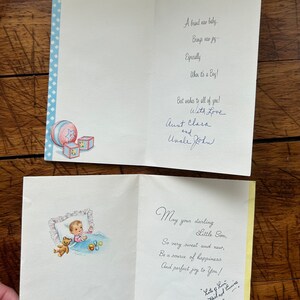Vintage 1960s 'it's A Boy' Greeting Cards, Set of 4 - Etsy