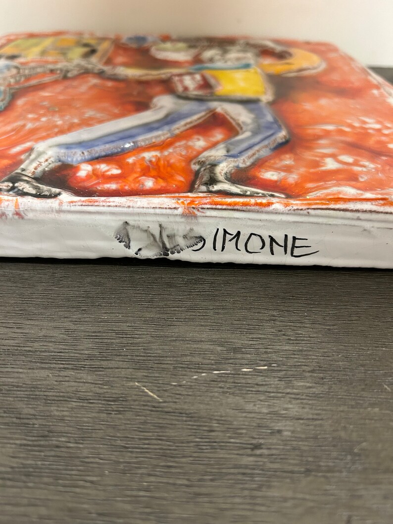 Early Giovanni Desimone Wall Tile, Ceramic Wall Tile Art, Italian ...