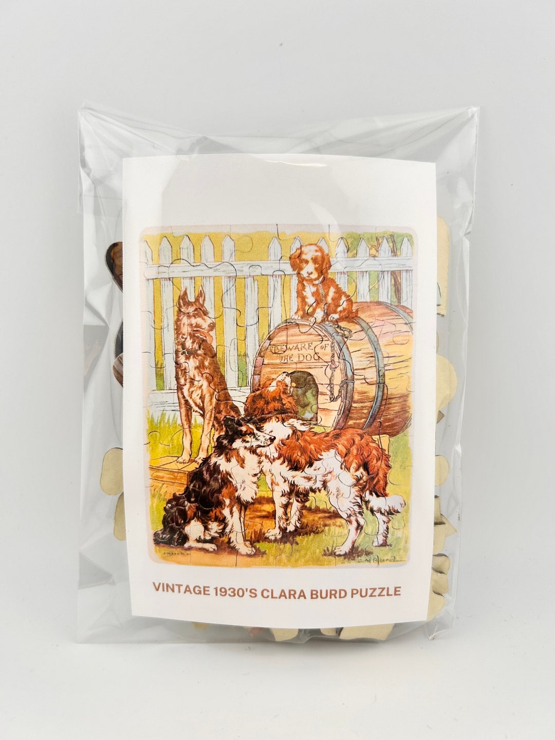 Vintage Barnyard Friends Puzzle, Choose From Dogs, Horses, Goats, or ...