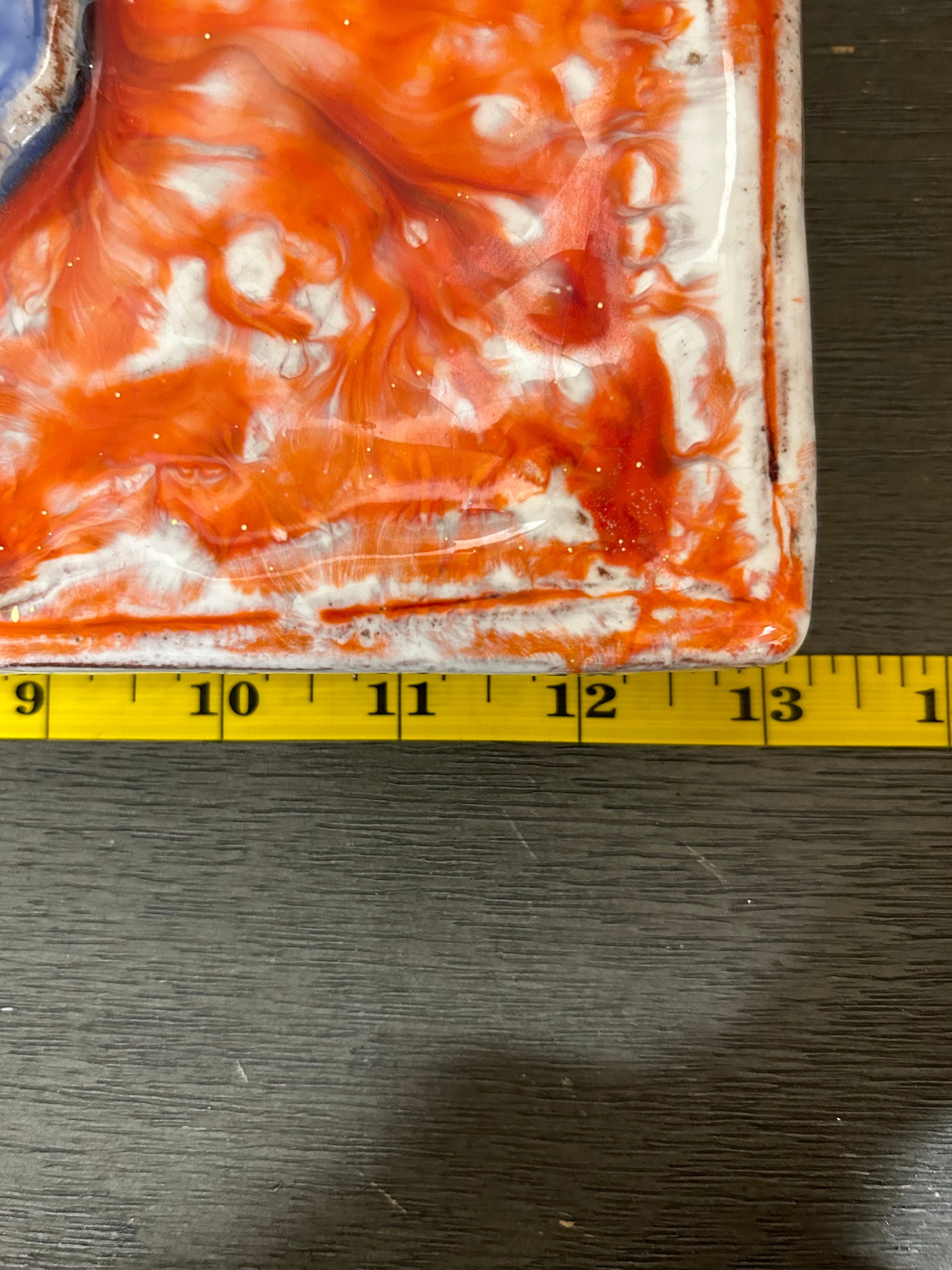 Early Giovanni Desimone Wall Tile, Ceramic Wall Tile Art, Italian ...