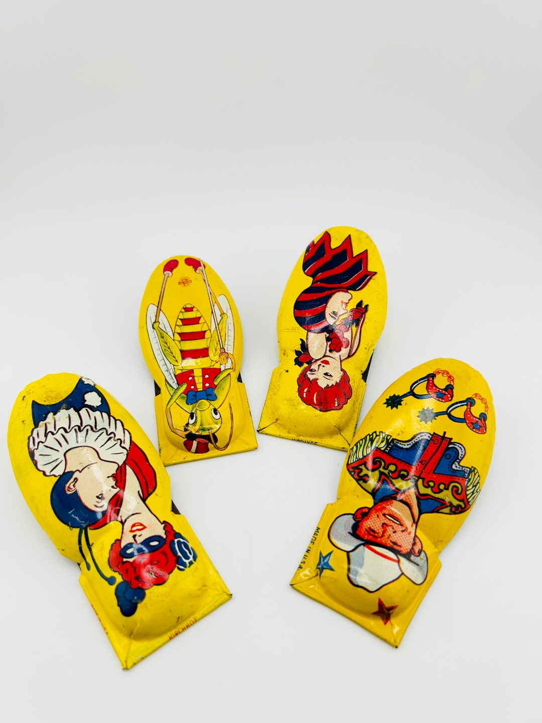 Antique Kirchhoff Tin Clicker, Tin Litho Noisemakers - Etsy