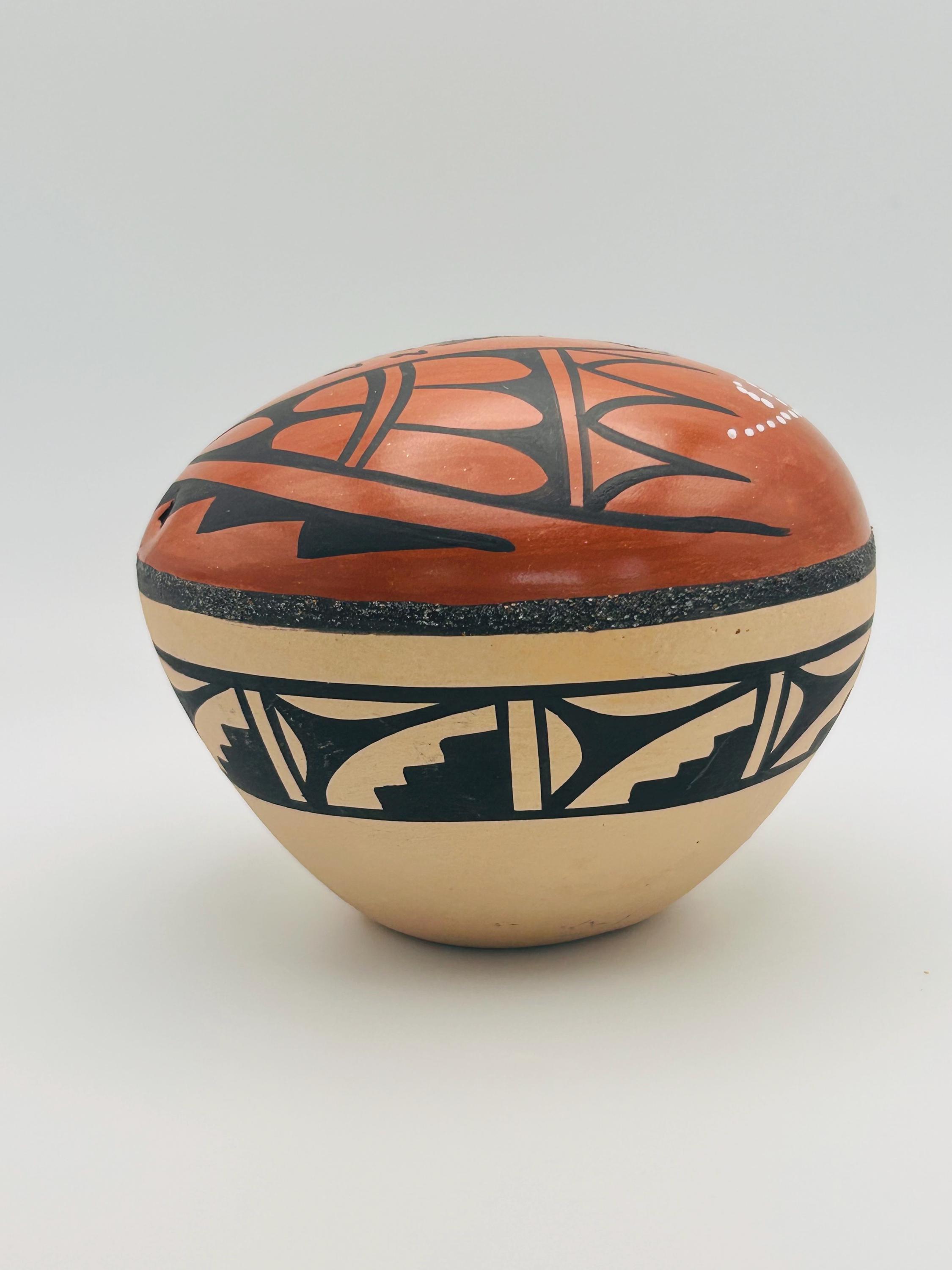 Jemez Pueblo Pottery Seed Pot, Signed Chinana - Etsy
