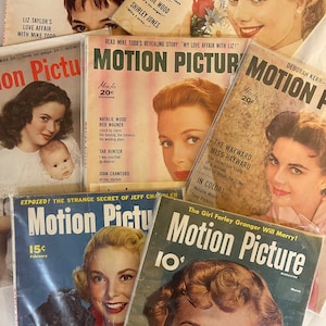 Motion Picture Magazines 1948-1957 - Etsy