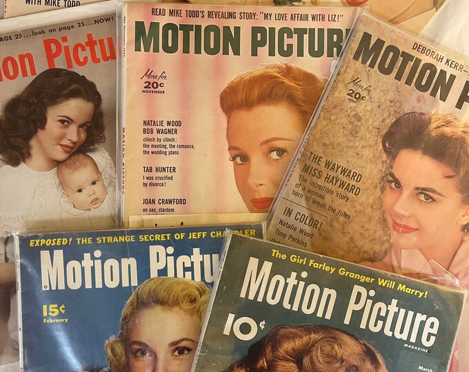 Motion Picture Magazines 1948-1957 - Etsy