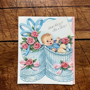 Lot of 4 'it's A Boy' Greeting Cards, Vintage Greeting Cards - Etsy
