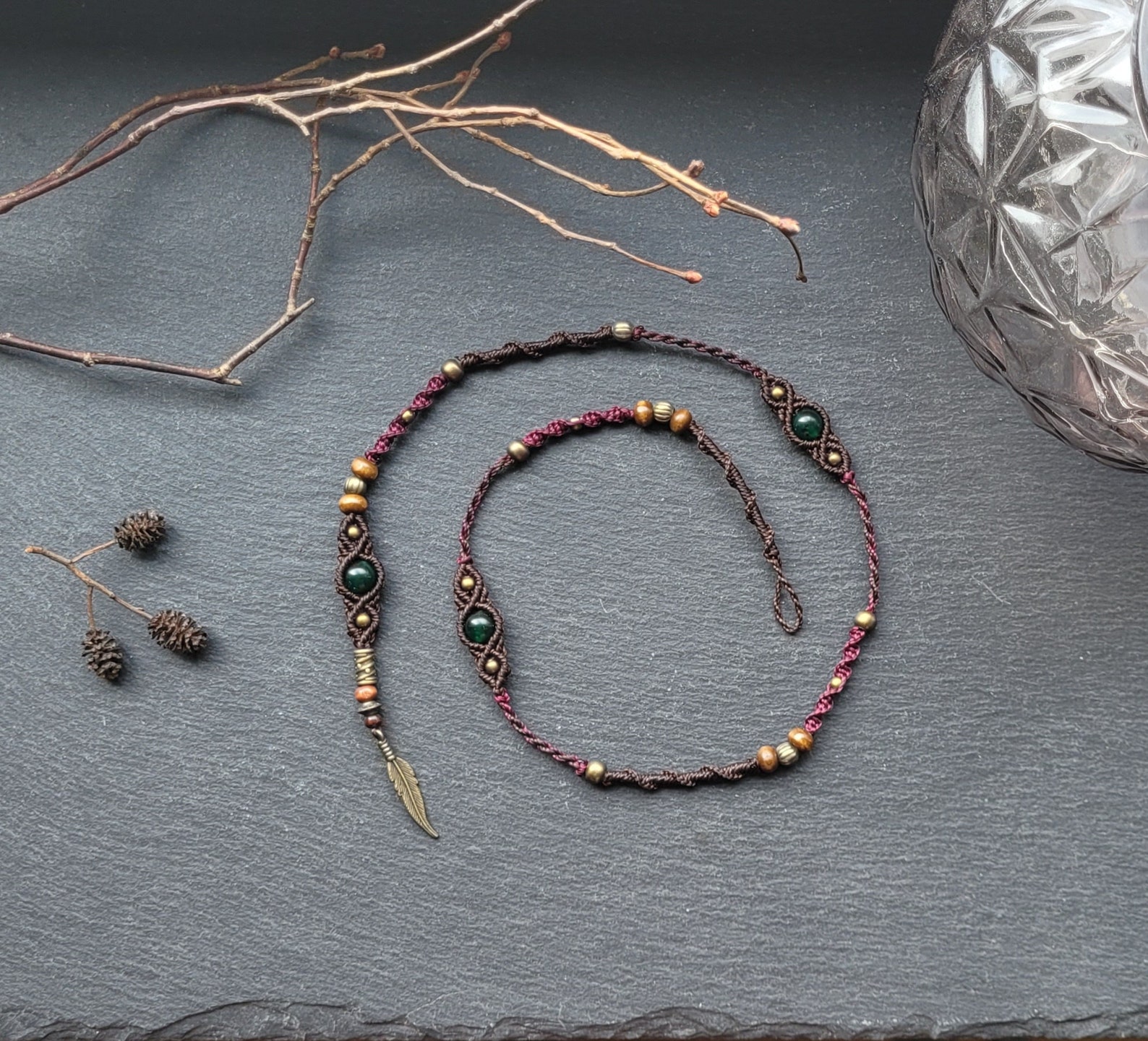 Macrame Macrame Hair Wrap, Hair Accessories, Dread Wrap, Hair ...
