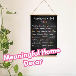 Attributes of God ABC Poster for Kids - Etsy