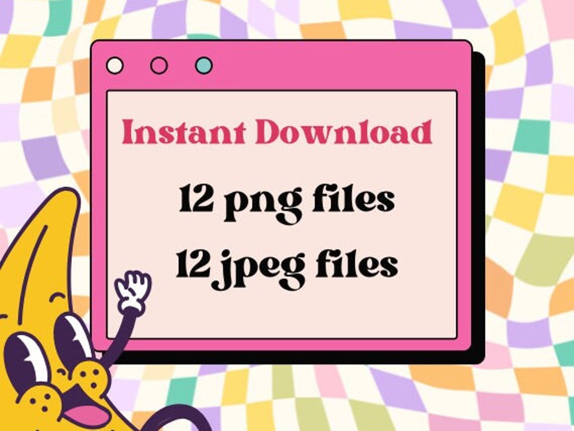 Retro Food Themed Valentine Cards Digital Download - Etsy