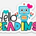 Hello Reading Sticker - Etsy