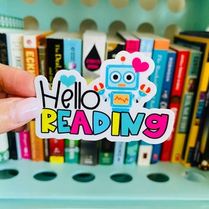 Hello Reading Sticker - Etsy