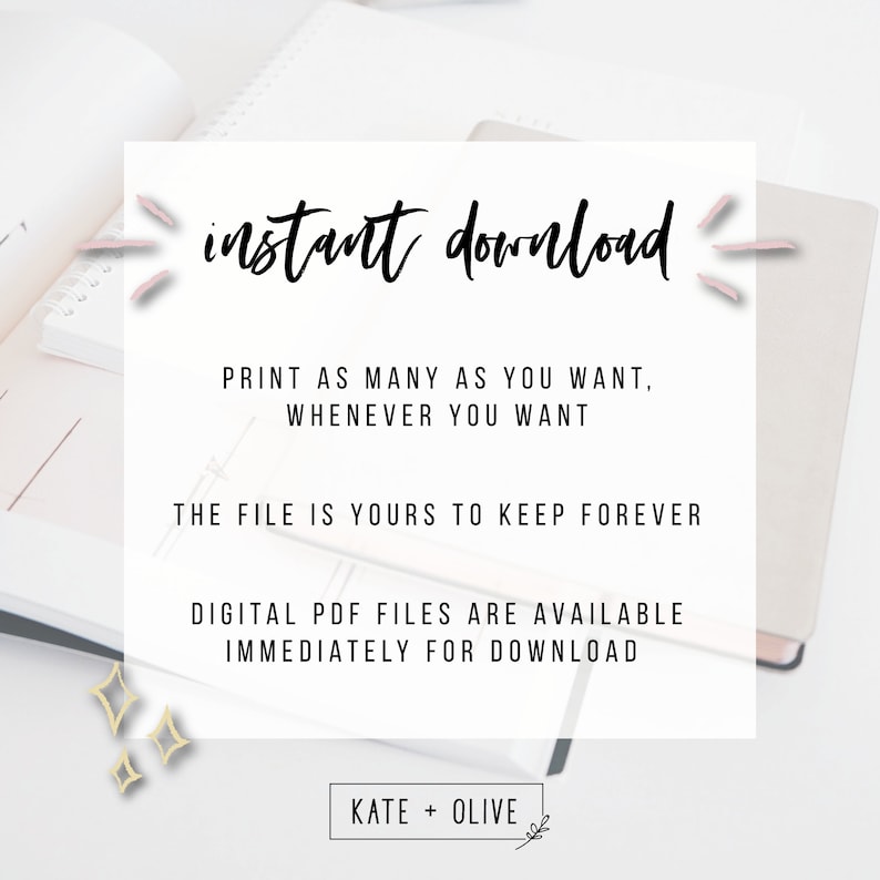 Journal Printable Planner Inserts Set Geometric Floral - Etsy