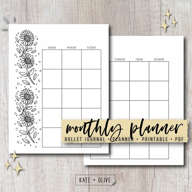 KateandOlivePlanners - Etsy